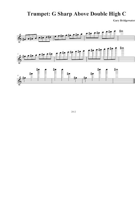 Trumpet: Trumpet: G Sharp Above Double High C